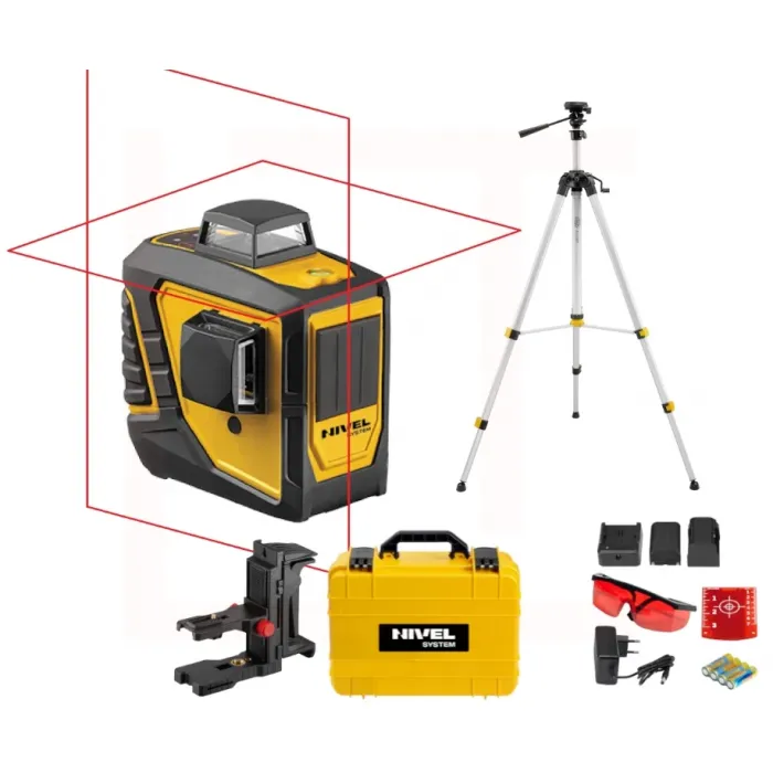 Лазерен мултифункционален нивелир Nivel System CL2D + тринога SJJ-M1 EX ...