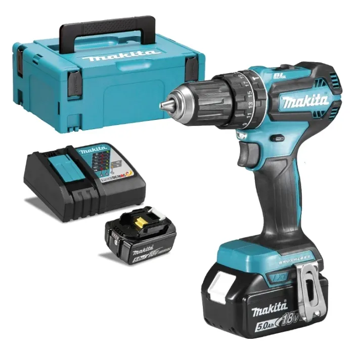Акумулаторен ударен винтоверт Makita DHP485RTJ/ 18V/ 2x5Ah - Цени ...