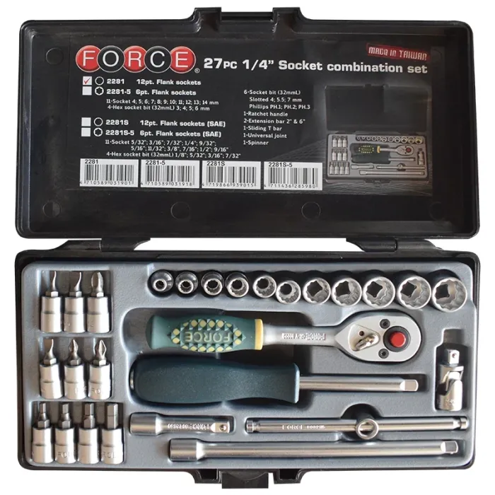 Гедоре Force Tools 2281/ 27 части - Цени - Продажби